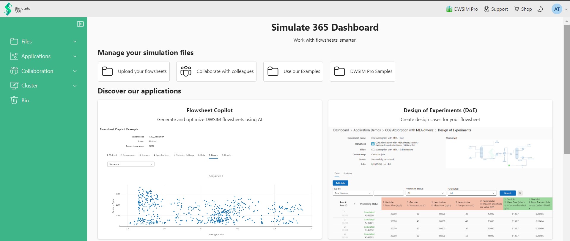 Simulate 365 - Simulation Framework for the Process Industry